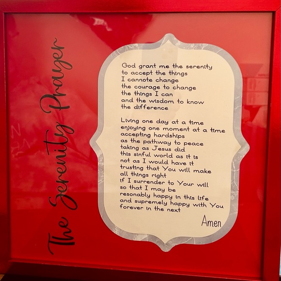 Wall Decor | Serenity Prayer Shadow Box | Poshmark